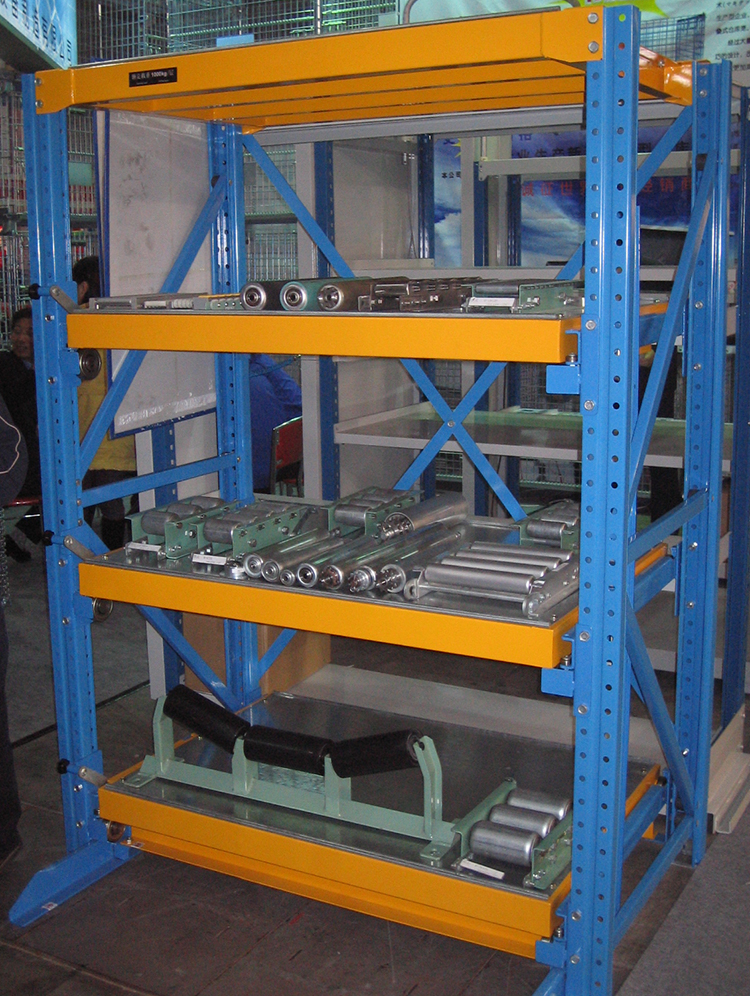 Warehouse Slide Racking Industrial Sliding Rack Drawer Type Mold ...