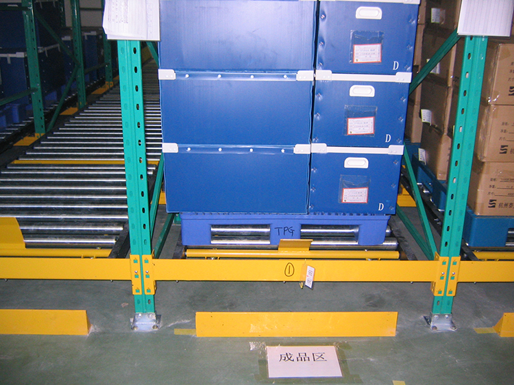 High Capacity Gravity Racking Rollers Steel Storage Rack Industrial ...