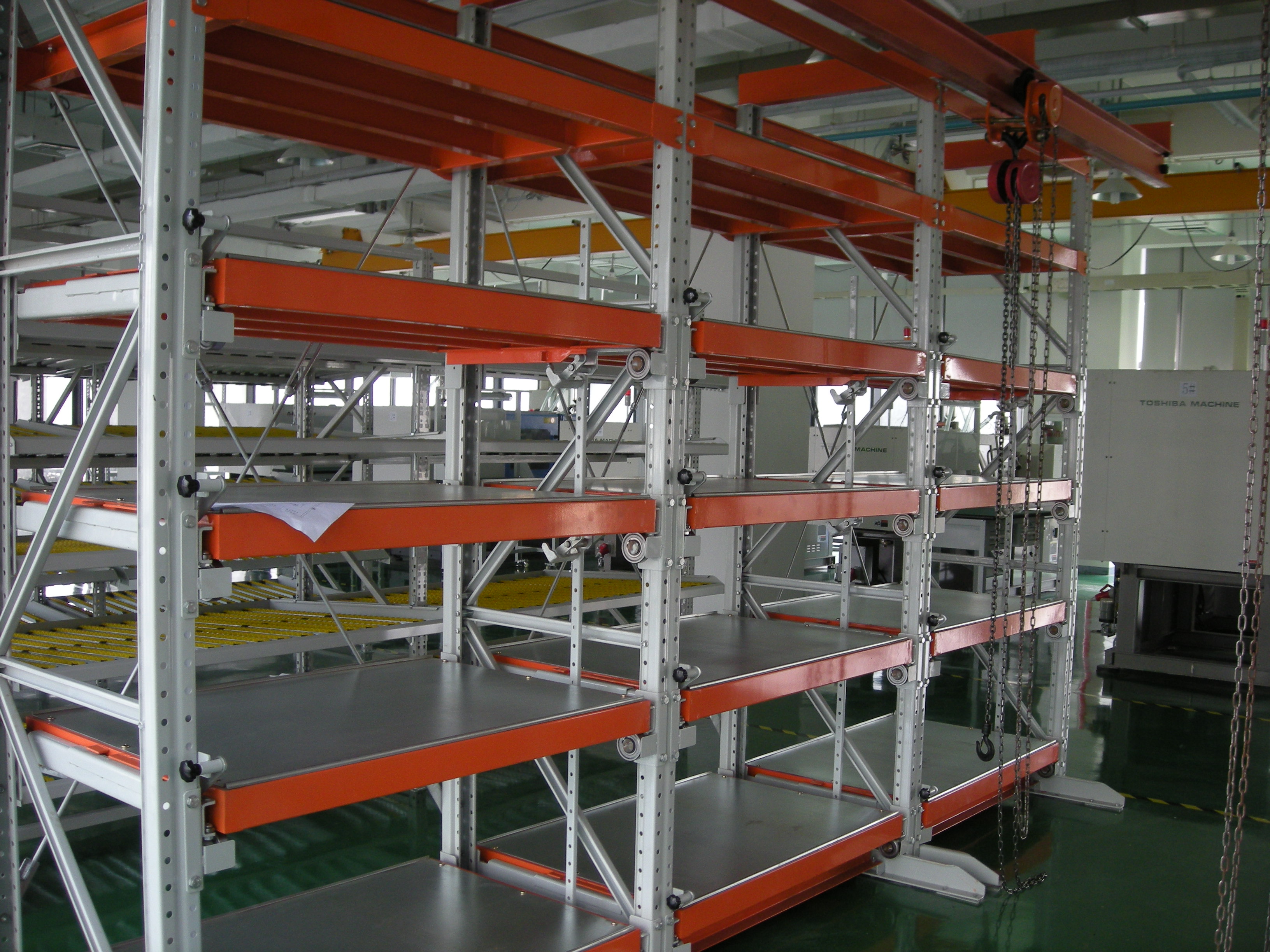 Warehouse Slide Racking Industrial Sliding Rack Drawer Type Mold ...